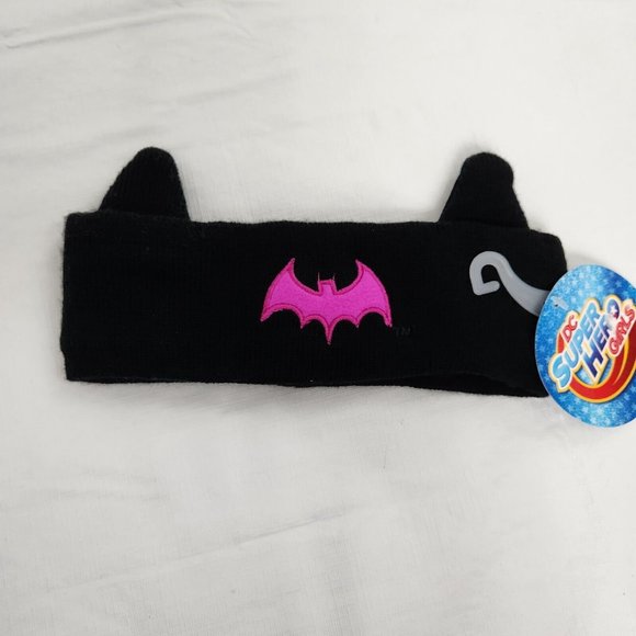 Accessories | Batman Batgirl Dc Superhero Headband Black Purple Ears ...